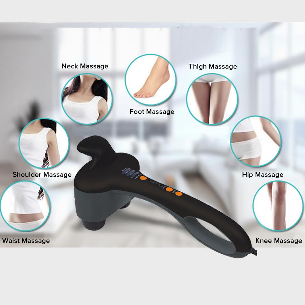 SOGA Deluxe Hand Held Infrared Percussion Massager with Soothing Heat ...